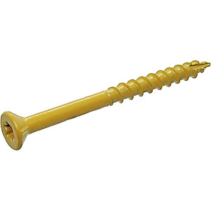 Grip-Rite PrimeGuard Plus No. 9 S X 2.5 in. L Star Bugle Head Deck Screws 25 lb 360 pk - Case of: 1
