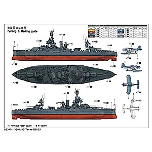Trumpeter 1/350 Scale USS Texas