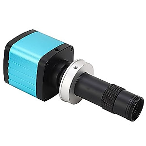 Microscope Camera, 130X 1080P Optical Power 0.1X to 2X Lightweight Microscope 100‑240VAC for Home (US Plug)