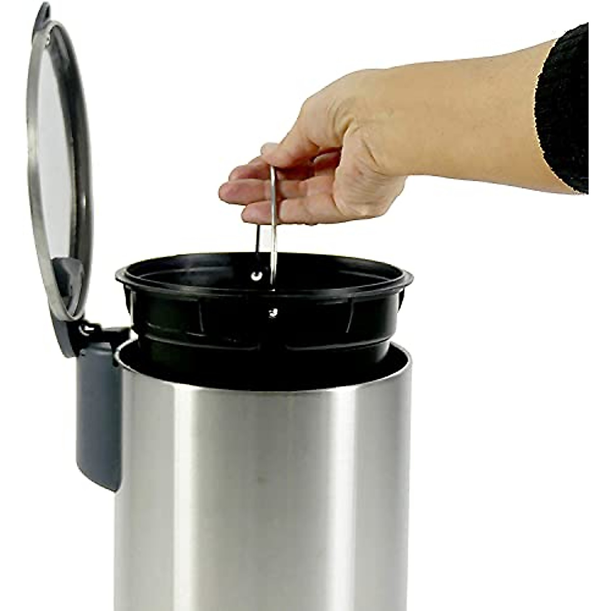 kela Cosmetic bin, Stainless Steel, Silver matt, 5 L