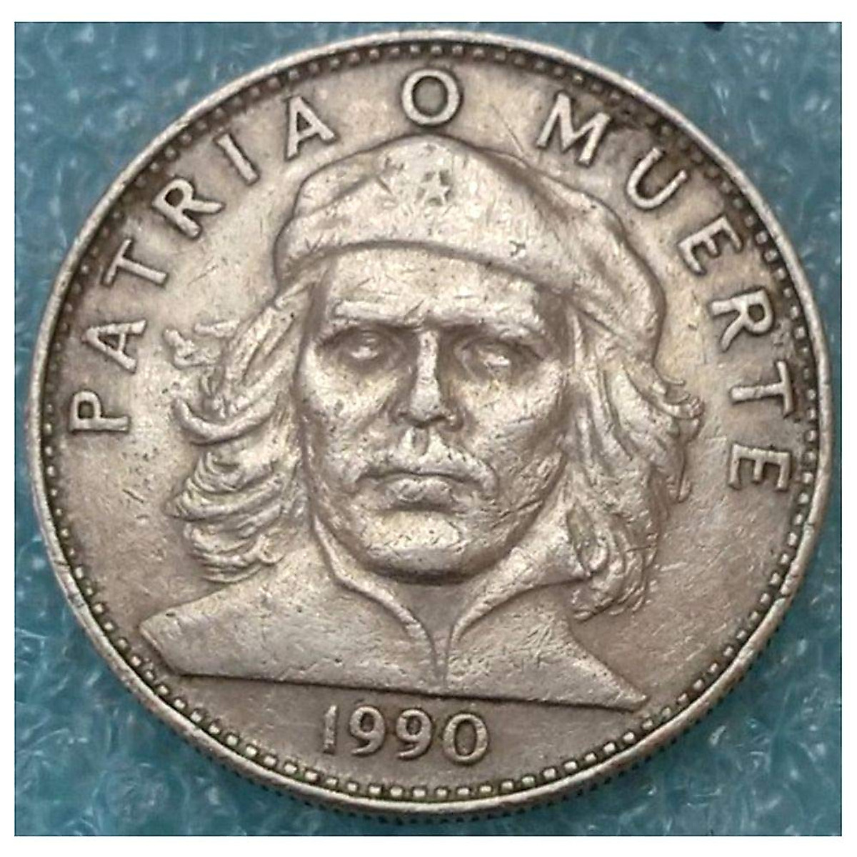 1995 CU THE ONE! THE ONLY! GENUINE CHE GUEVARA CUBA 3 PESO COIN (1995)! BUY 2 ALSO GET RARE 1990"3D" VARIETY (FIRST ISSUE!!) 3 PESOS Brilliant Uncirculated