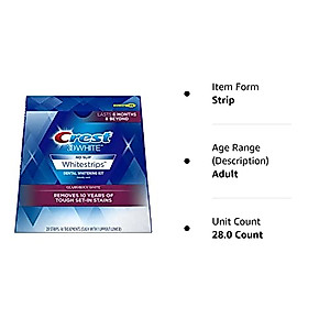 Crest 3D White Glamorous White Whitestrips - 28 Strips (Packaging May Vary)