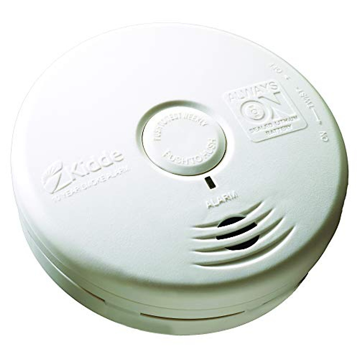 Kidde 21010164 10 Year Battery Smoke Alarm | Photoelectric | Living Area | Model P3010L