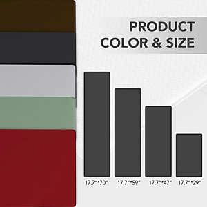 COZY ISLAND Kitchen Rug Anti-Fatigue Cushioned Kitchen Floor Comfort Mat Non-Slip Waterproof Runner Rug for Sink, Easy to Clean,17.7"x29",Red