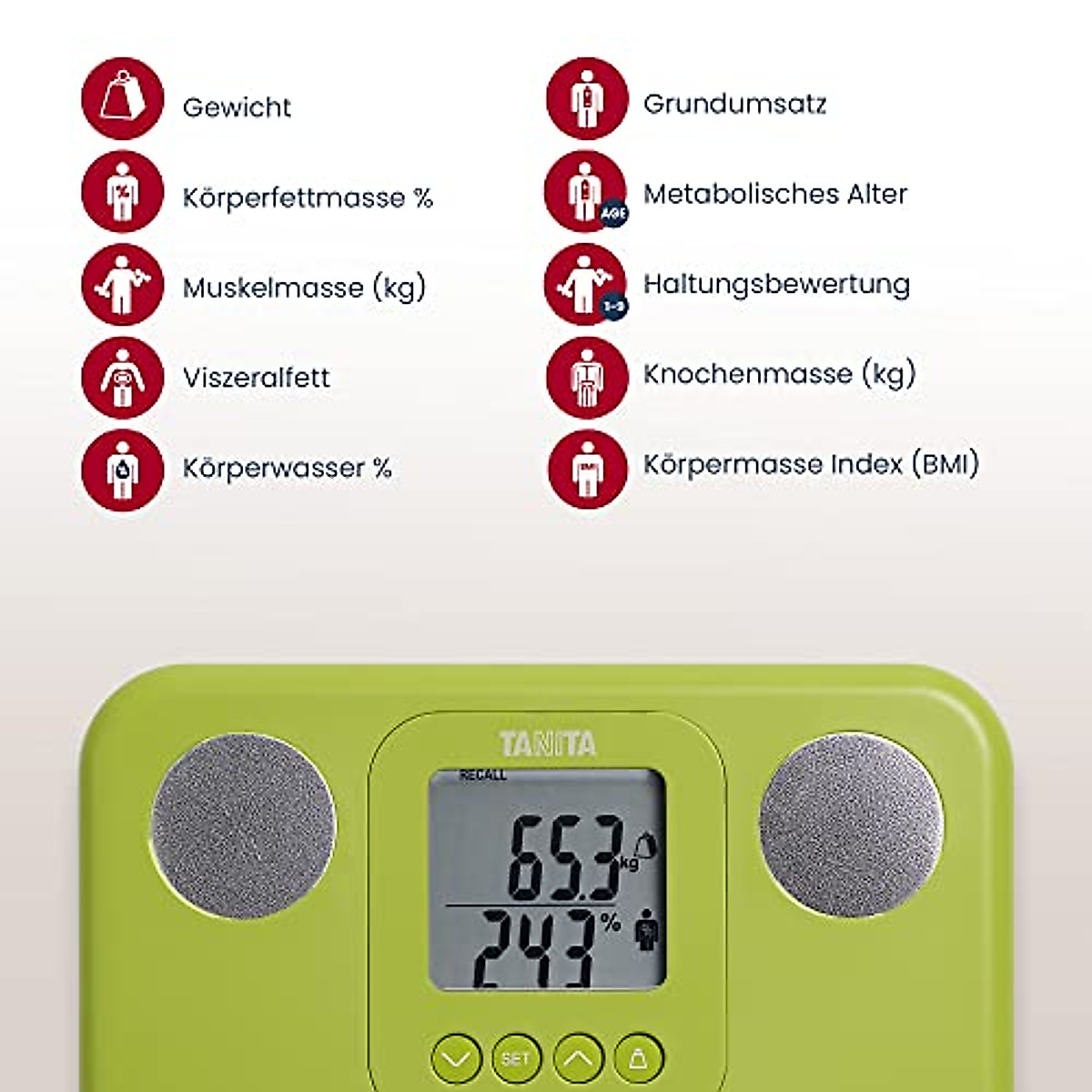 Tanita BC730G InnerScan Body Composition Monitor Green