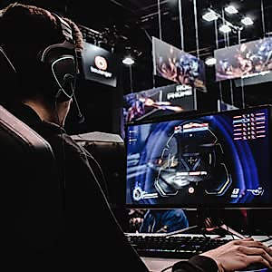 SaharaGaming Attachable Noise-Cancelling Microphone with Mute Switch Compatible with Mac, Windows PC, PlayStation 4, and More (3.5 MM)