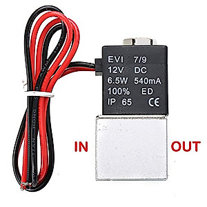 Beduan 2 Way Normally Closed AC 110V Electric Solenoid Air Valve 1/4" NPT