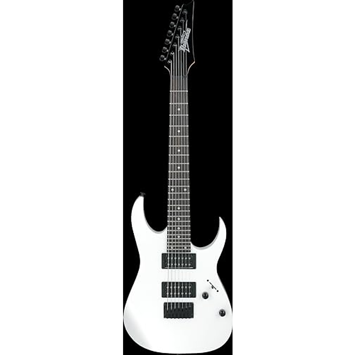 Ibanez GRG 7 String Solid-Body Electric Guitar, Right, White, Full (GRG7221WH)