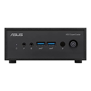ASUS ExpertCenter PN42 Fanless Mini PC Barebone with Intel 12th gen Quad Core N100, Dual 4K Support, Dual LAN, 7 x USB, COM Port, WiFi 6E, Bluetooth, VESA Mount