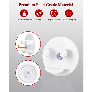 Sponge Holder,Suction Sponge Holder for Round Sponge,Non-Slip Suction Cups,Sink Organizer for Kitchen/Bathroom,Self Draining(No Sponges Included-1 Pack)