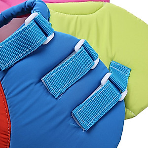 Dog Collar, Pet Cone E-Collar Flower Soft Elizabethan Waterproof Grooming Recovery Protecive Adjustable Collar for Puppy Small Medium Dogs (M Neck:11-13in, Rainbow)