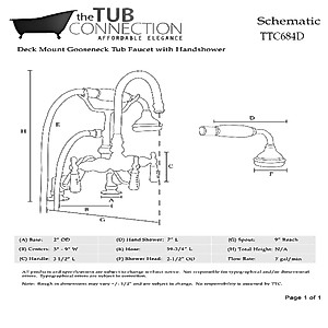 67" Acrylic Slipper Clawfoot Tub & Complete Deck Mount Gooseneck Plumbing Package in Oil Rubbed Bronze- "Miller"