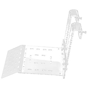 Turtle Basking Platform, Transparent Tortoise Resting Terrace Aquatic Reptile Basking Platform Turtle Hanging Ramp Climbing Shelf for Aquarium(TC)
