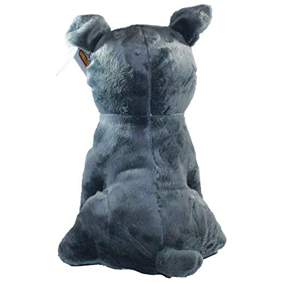 Shelter Pets 10" Grey Pitbull Plush Toy: Magnum - Real-Life Adopted American Staffordshire Terrier - Supports Animal Shelters