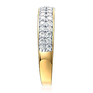 14k Yellow Gold SOLID Wedding Band - Size 5