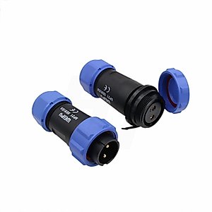 HangTon SP21 2 Pin Waterproof Aviation Circular Pair Connector 30A 12/24V Power AC DC Outdoor Solar Portable Power Station Automotive Application