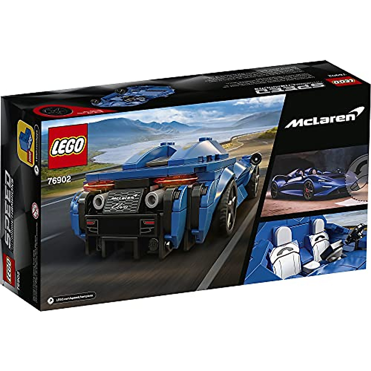 LEGO Speed Champions McLaren Elva 76902 Building Kit; Top Toy Car; Cool Toy for Kids; New 2021 (263 Pieces)