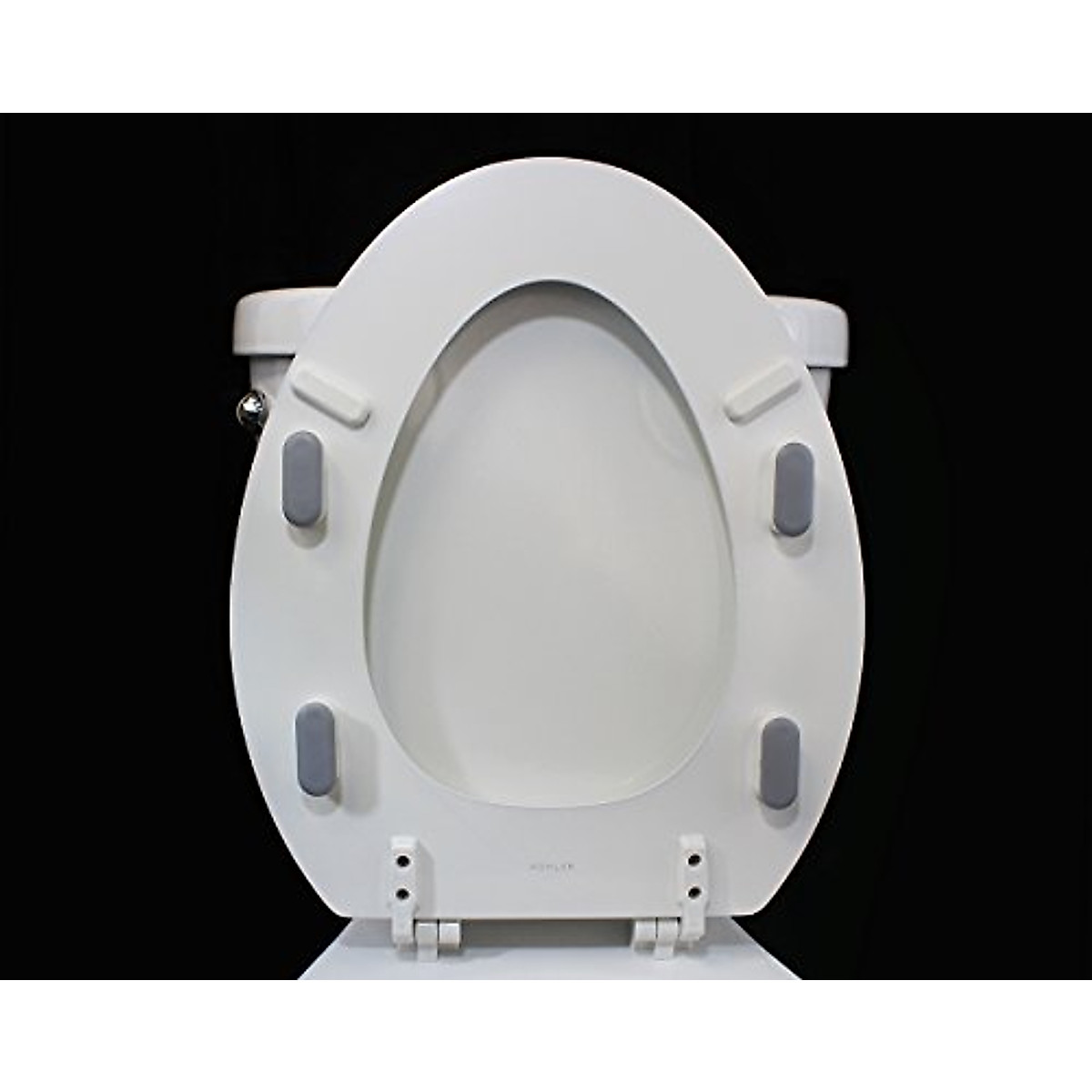 LUXE Bidet 4 piece Universal Toilet Seat Bumper Kit, comes with Strong Adhesive