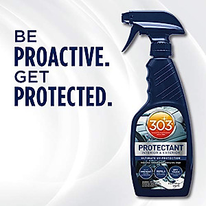 303 Automotive Protectant - Provides Superior UV Protection, Helps Prevent Fading and Cracking, Repels Dust, Lint, and Staining, Restores Lost Color and Luster, 16oz (30382CSR) Packaging May Vary