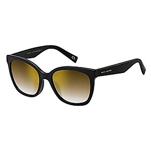Marc Jacobs Women's MARC309/S Square Sunglasses, Black, 54 mm