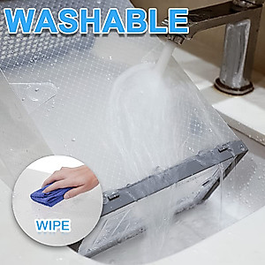 Kuject Grey Shoe Organizer Storage Boxes for Closet, 12 Packs Clear Plastic Stackable Shoe Storage Bins For Entryway, Closet, Drop Front