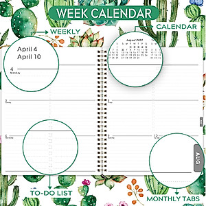 2023 Planner - Planner 2023, 2023 Planner Weekly and Monthly with Printed Tabs, Jan. 2023-Dec. 2023, 8'' × 10'', Monthly Printed Tabs, Twin-Wire Binding, Perfect for Home Office Using