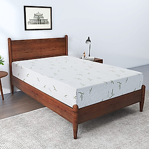 IULULU Full Mattress, 10 Inch Memory Foam Mattress in a Box, Green Tea Gel Infused Mattresses with Breathable Cover for Cool Sleep, Medium Supportive, CertiPUR-US Certified