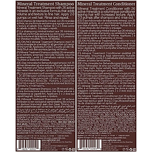 Saphira Mineral Treatment Shampoo & Conditioner Duo Set for Fine, Thin & Color-Treated Hair, 3 oz (Travel Size)