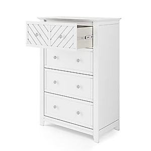 Child Craft Atwood 4-Drawer Dresser (Matte White)