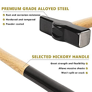 Blacksmith 15” Wolf Jaw Tongs and Hammer Tool Set Essential Tools for Blacksmith Bladesmith Forge