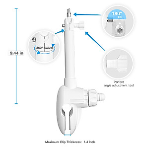 OkeMeeo Flexible Crib Mount for Infant Optics DXR-8 and Optics DXR-8 PRO Baby Monitor