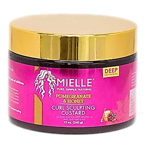 Mielle Organics Pomegranate And Honey Curling Custard 12Oz (Pack of 2)
