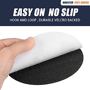 70 PCS 5 Inch Hook and Loop Assorted Aluminum Oxide Sanding Discs - 5 in No Hole - Orbital Sander Pad - Sander Paper,Sandpaper