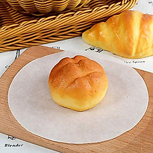 8 Inch Parchment Paper Rounds, Set of 100, Non Stick Baking Parchment Circles for Round Cake Pan, Springform Pan, Tortilla Press and so on