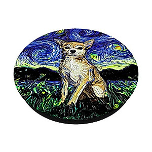 Cute Chihuahua Art Design Best Trendy Gift For Dog Lovers PopSockets PopGrip: Swappable Grip for Phones & Tablets