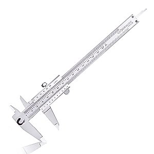 Clockwise Tools Vernier Caliper, DVLR-0605D 0-6 Inch/150 mm, Inch/Metric Conversion, Stainless Steel