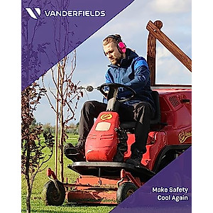 Vanderfields Hearing Protection Headphones 20dB Noise Reduction, Noise Cancelling Ear Muffs for Adults-Passive Ear Protection for Shooting Range, Fireworks, Construction, Lawn Mowing Safety Ear Muffs