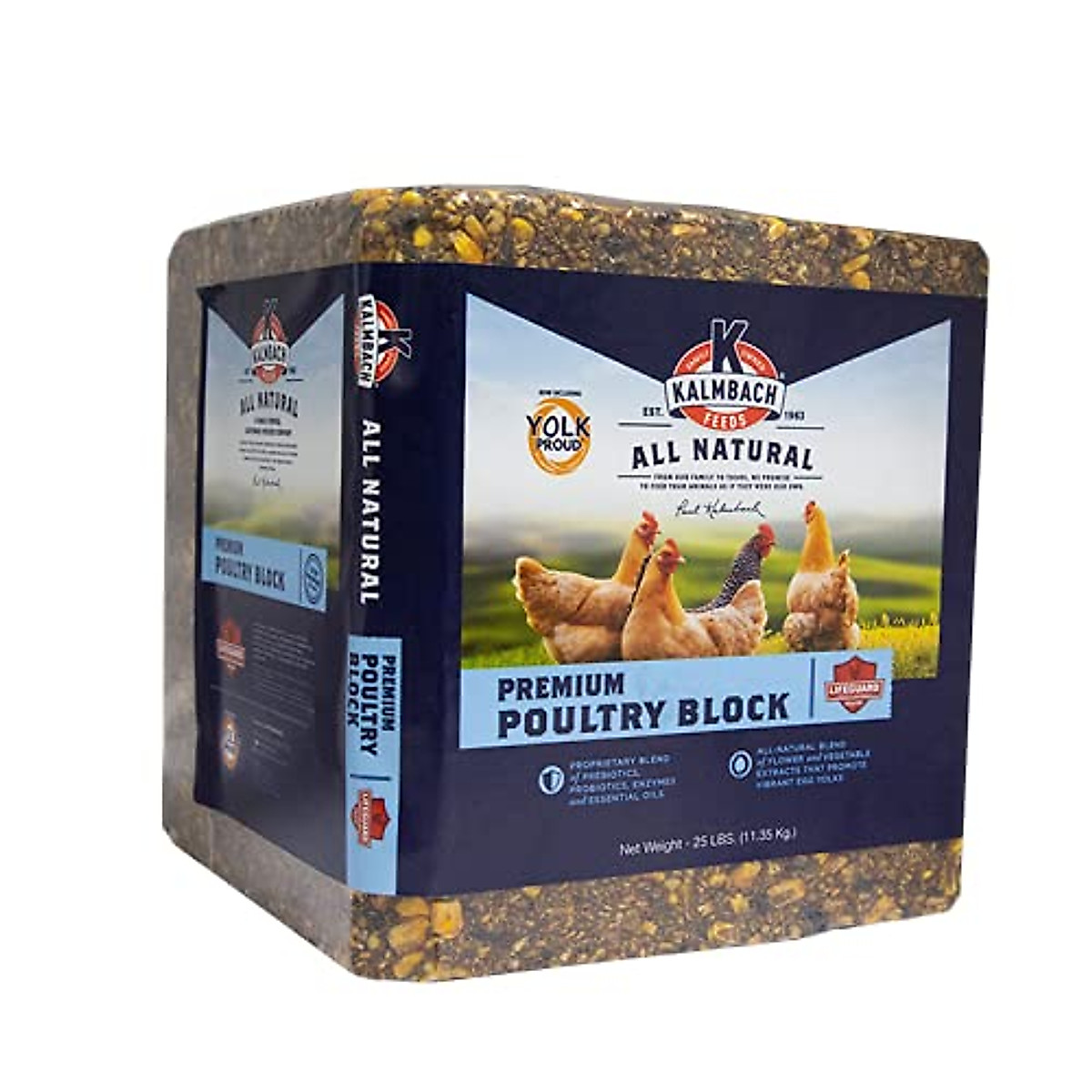 Kalmbach Feeds All Natural Poultry Block, 25 Lb