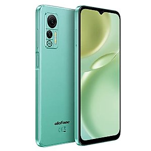 Ulefone Unlocked Smartphone, Note 14 Cell Phone Unlocked, Android 12, 6.52" IPS Full-Screen, 4500mAh, 7GB + 16GB, Triple Card Slots, 8MP Camera, Dual SIM, Face Recognition, 4G Cheap Phones - Green