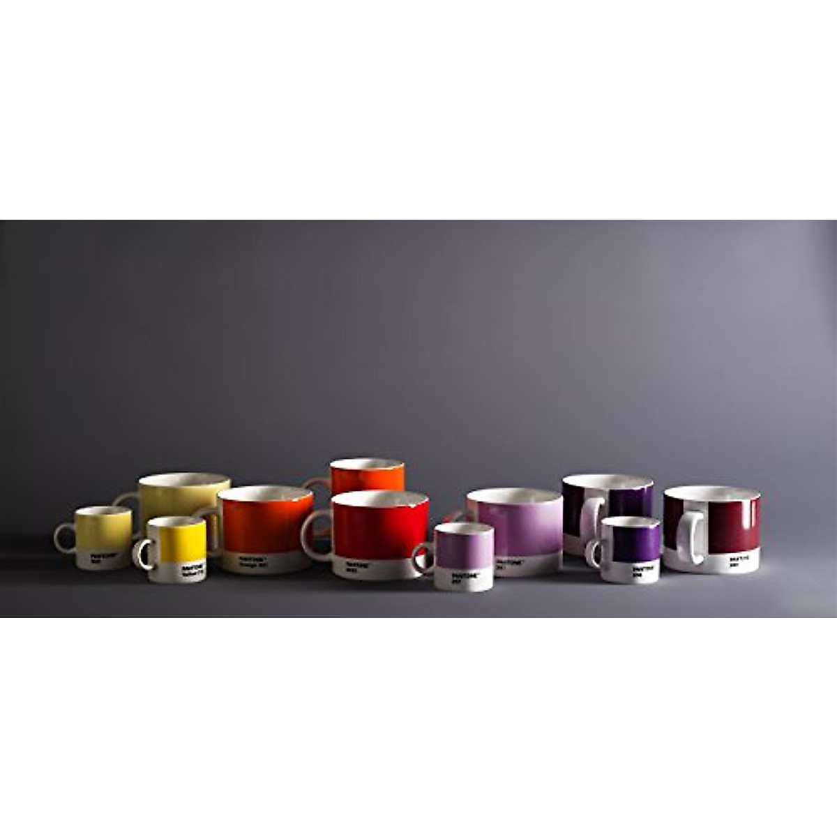 Pantone Tea Cup Porcelain, 475 ml, Porcelain, Yellow 012, 10.4 x 10.4 x 8 cm