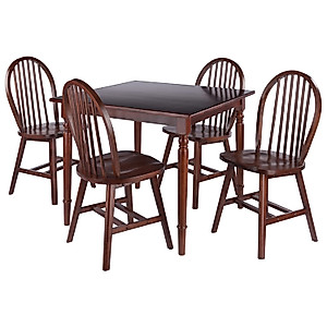 Winsome Wood Mornay Dining Set, Walnut