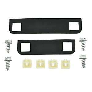 DTYSBFD 2pcs Left & Right Side Chrome Manual Exterior Door Rear View Mirror Swing Lock Plated Plastic Housing Mirror F100 for Ford 2pc 1AMRP01104 MIR04220