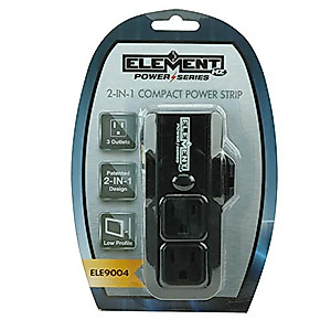 Element-Hz Power Series 2-in-1 Compact Power Strip