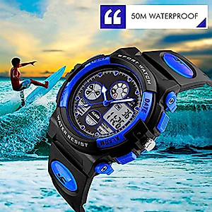 PASNEW Watch,Watches,LED Alarm Calendar Outdoors Watch,Sports Waterproof Watch,Watches with Luminous Dials
