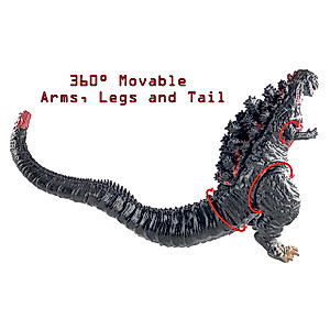 TwCare Legendary Shin Godzilla, Movie Series Movable Joints Action Figures Soft Vinyl, Carry Bag