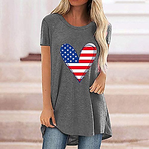 Womens Puff Short Sleeve Shirts Square Neck Floral Print Boho Blouses Smocked Cuff Tunic Tops Shirts for Women Dressy Casual Short Sleeve