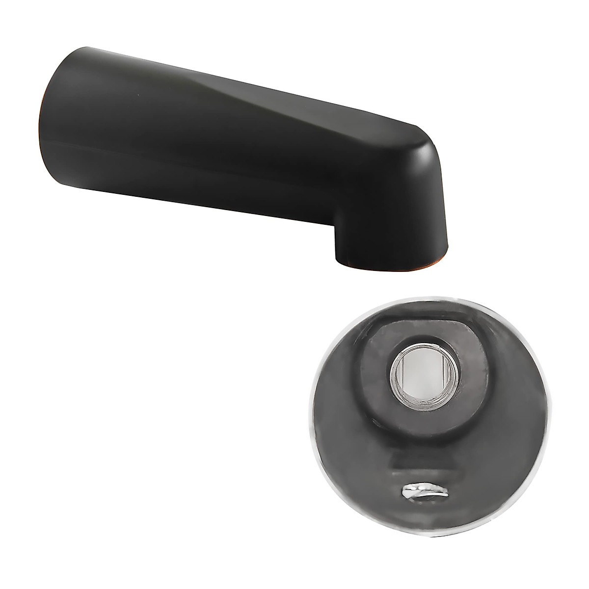 SENTO Oil Bronze Universal Heavy Durable Metal Bathroom Tub Spout Without Diverter, Heavy Duty Metal Bathtub Faucet Without Shower Diverter - 7 Inches 1/2" IPS Inside Thread, Oil-Rubbed Bronze