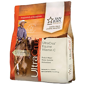 UltraCruz Equine Vitamin C (Ascorbic Acid) Supplement for Horses, 4 lb, Pellet (32 Day Supply),sc-516465