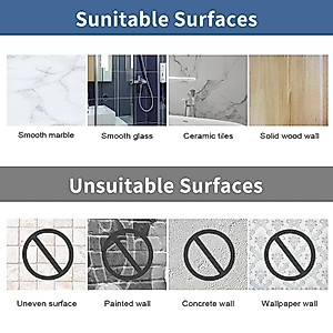 Black Premium Stainless Steel Hand Towel Holder Square Tube Horizontal Double Pole No Punching + Punching Dual Use Heavy Duty Wall Mounted Hotel Bathroom Minimalist Towel Rack