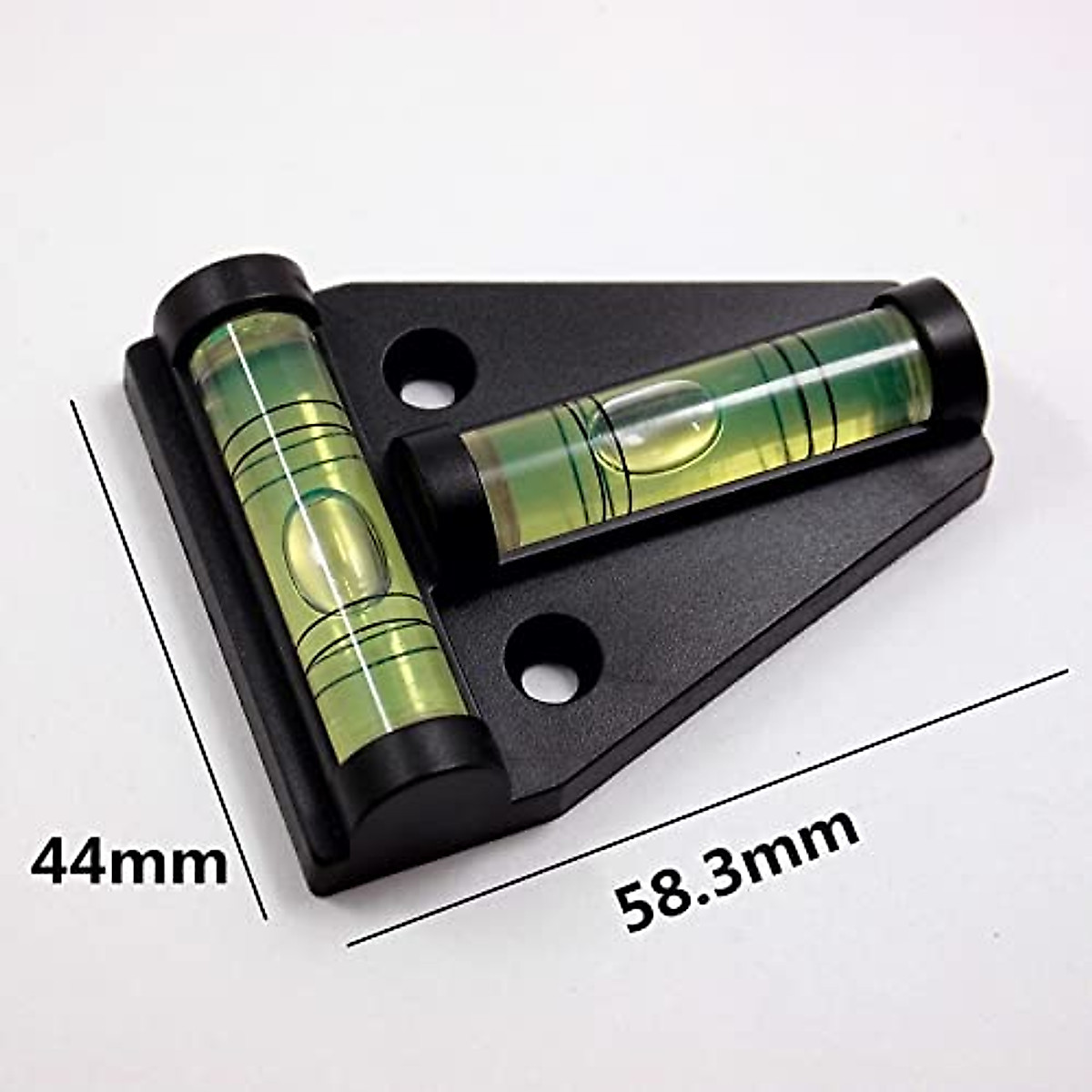 RV T Levels, Cross-Check Bubble Level with magnetic, For RV, Motorhome, Travel Trailers Front-to-Back, and Side-to-Side Leveling, Durable, Waterproof (Black 3 PCS)